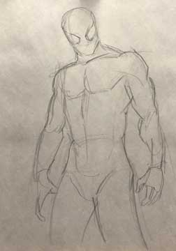 How to Draw SPIDERMAN step by step easy - Barnett Gallery