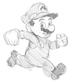 How to draw SUPER MARIO step by step easy simple drawing tutorial ...