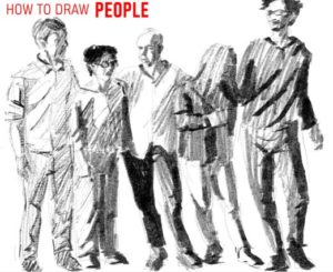 how to draw PEOPLE step by step - Barnett Gallery