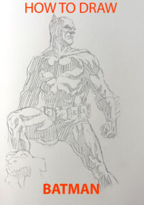 How to draw and shade a realistic BATMAN drawing easy STEP BY STEP ...