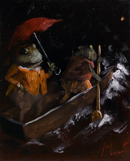 Frog Oil Painting